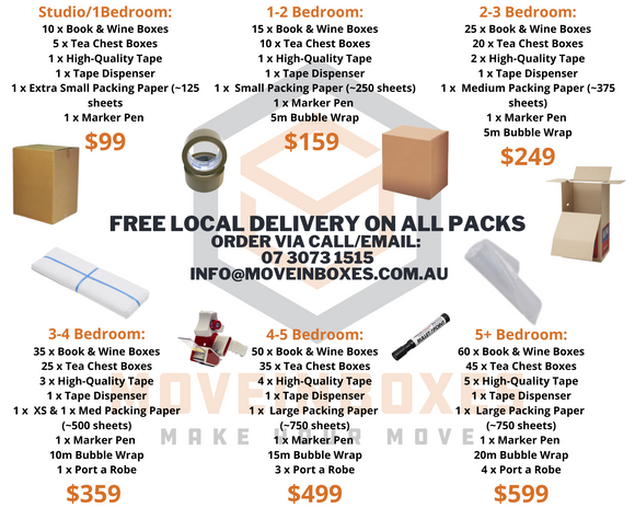 MoveinBoxes- Quick, Easy & Affordable Moving Boxes & Packing Materials